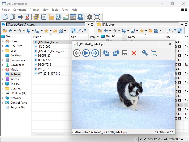 AB Commander: Dual-panel file manager and File Explorer replacement
